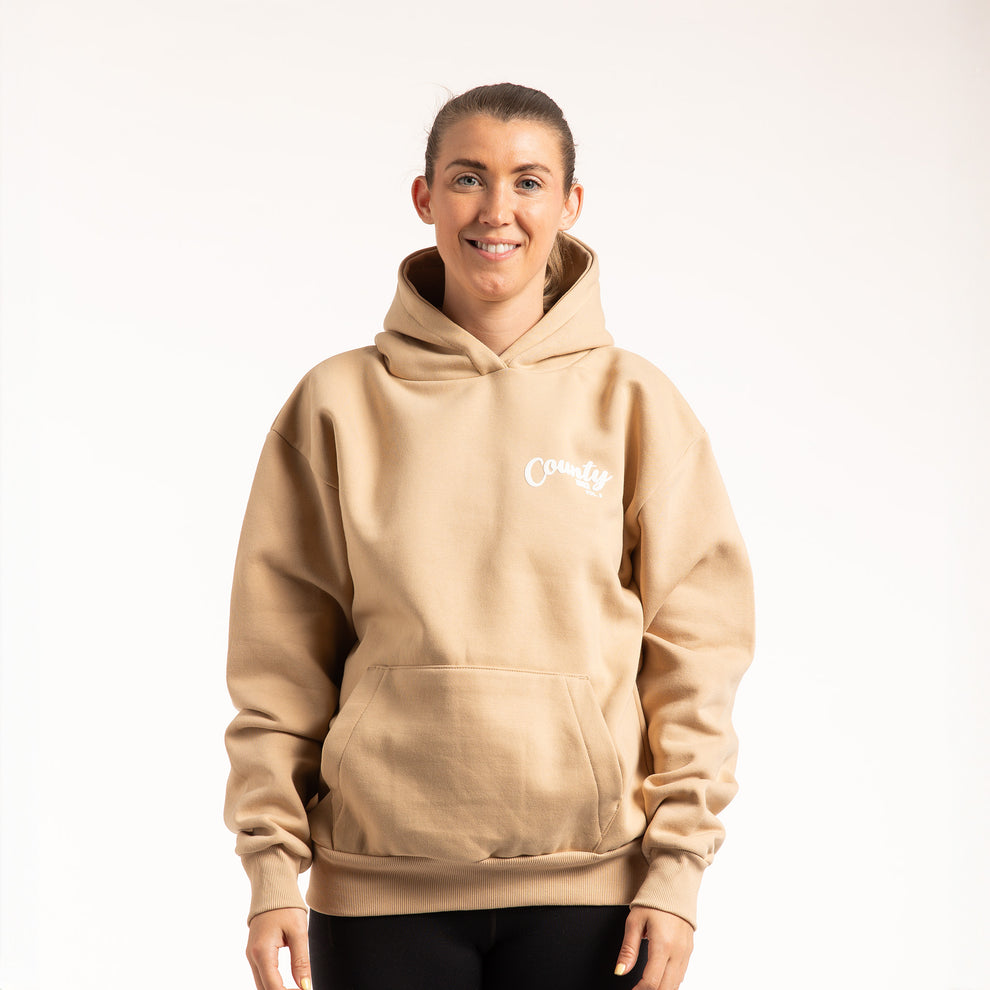 County Script Puff Print Logo Hoody Vol.2 (Unisex) – County Store
